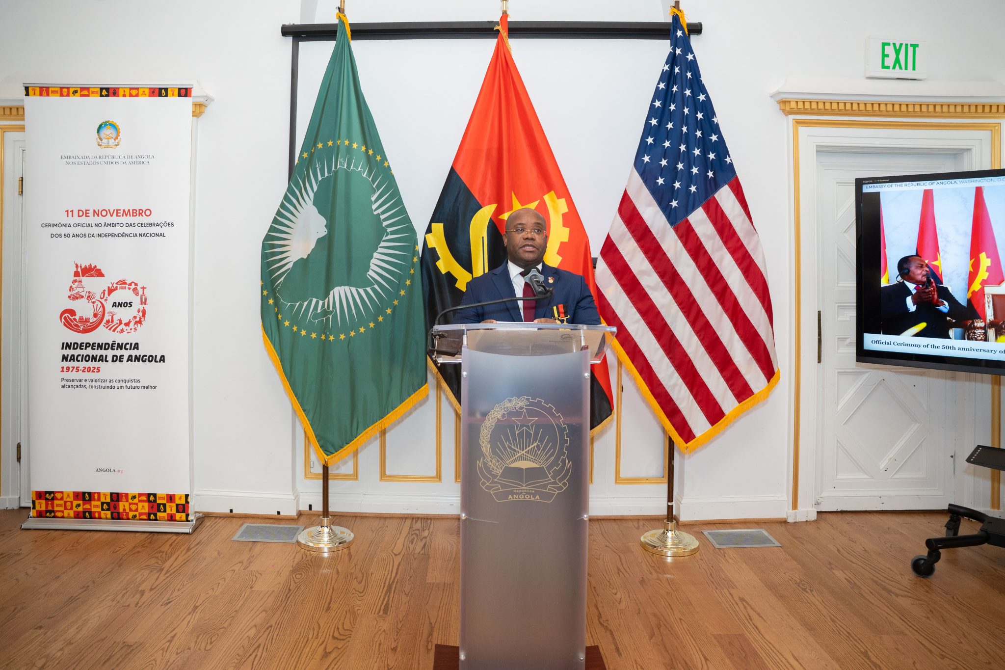 Embaixada de Angola em Washington comemora o 50.º aniversário da ...
