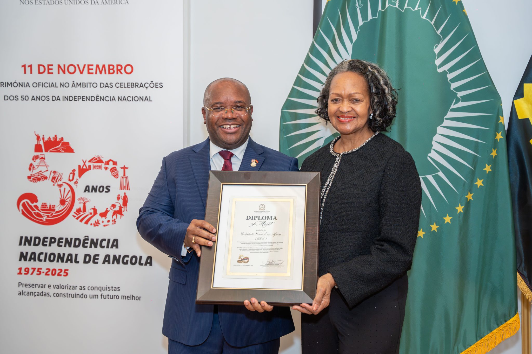 Embaixada de Angola em Washington comemora o 50.º aniversário da ...